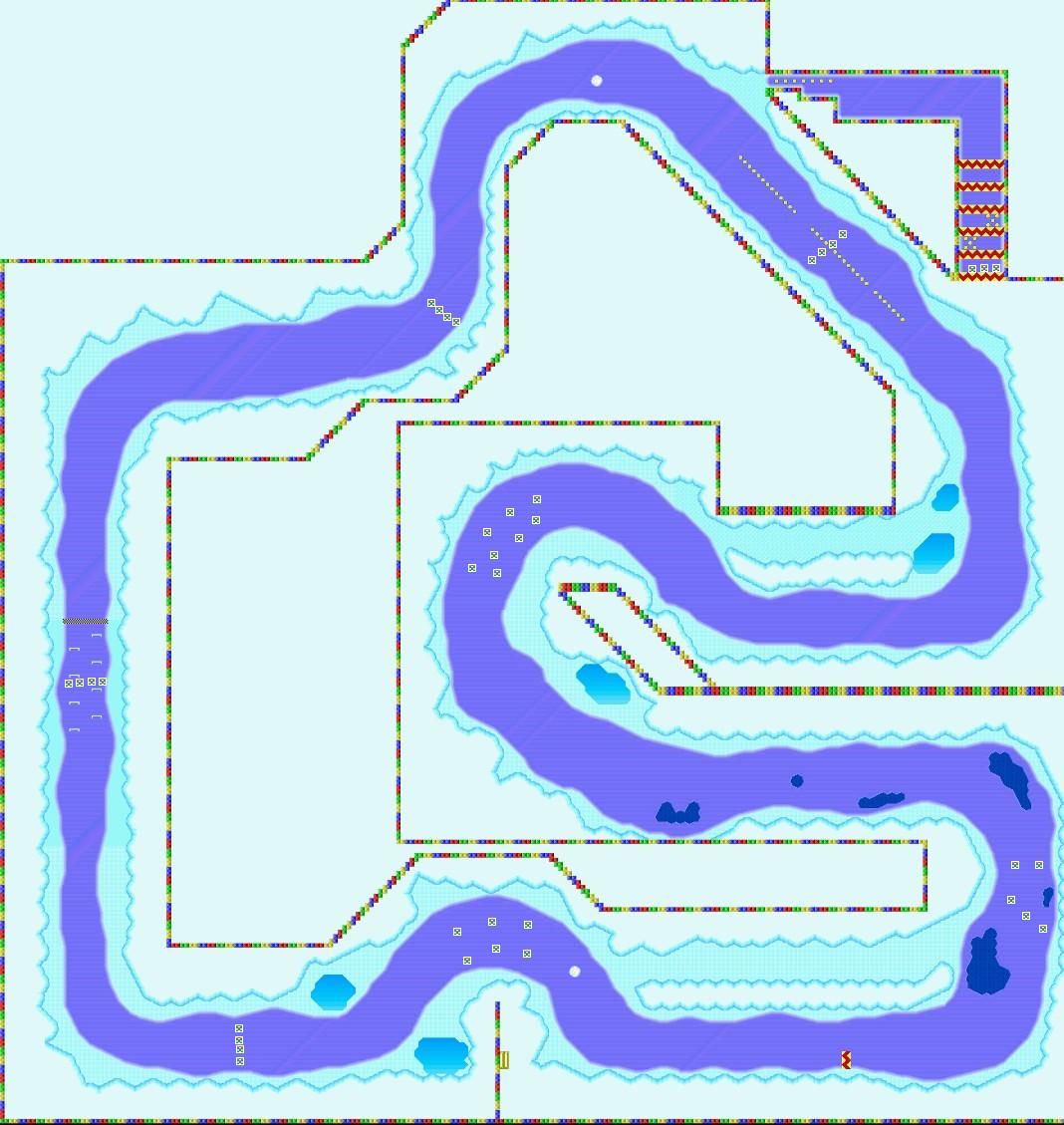 Gba Snow land but battle mode - Mario Kart PC