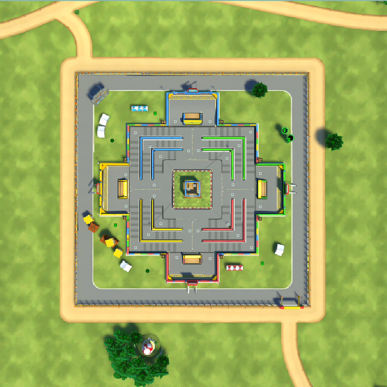 Battle Course 1 - Mario Kart PC