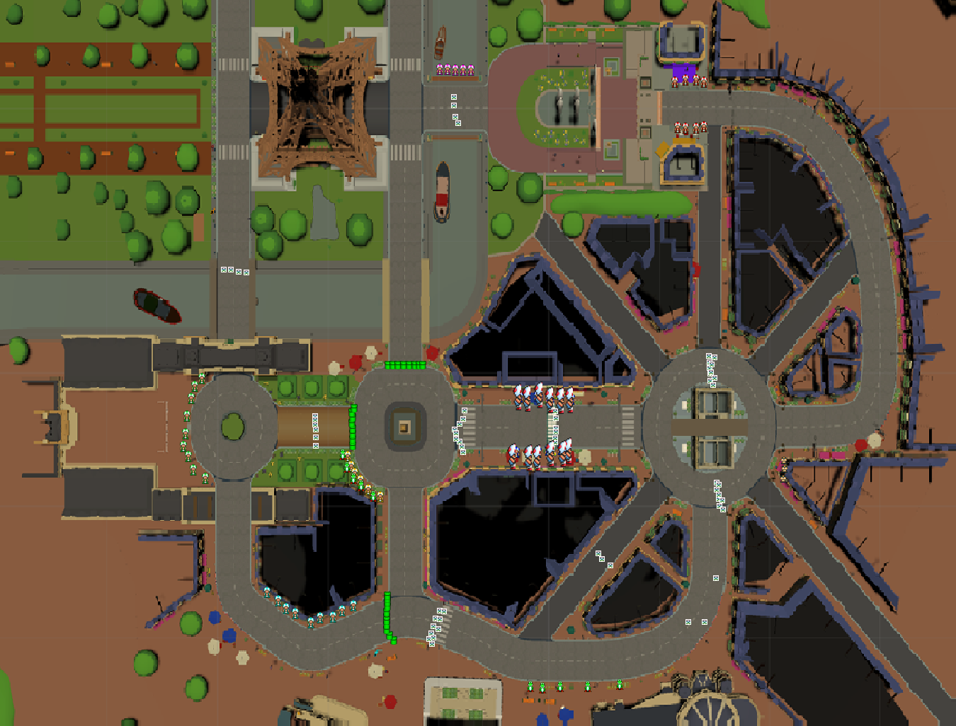 Tour paris promenade B - Mario Kart PC