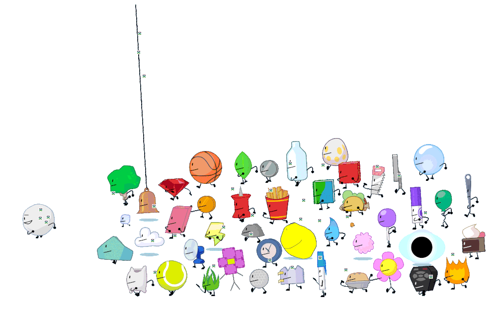 BFDI BATTLE ARENA 1! - Mario Kart PC