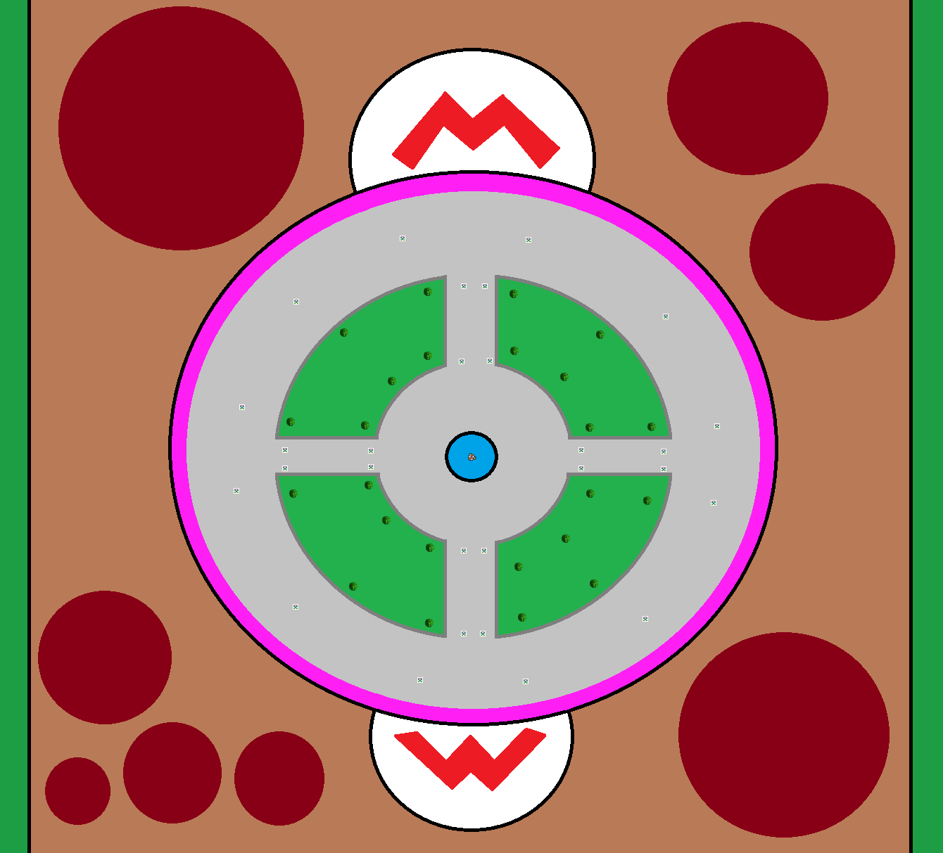 Mario's Courtyard - Mario Kart PC