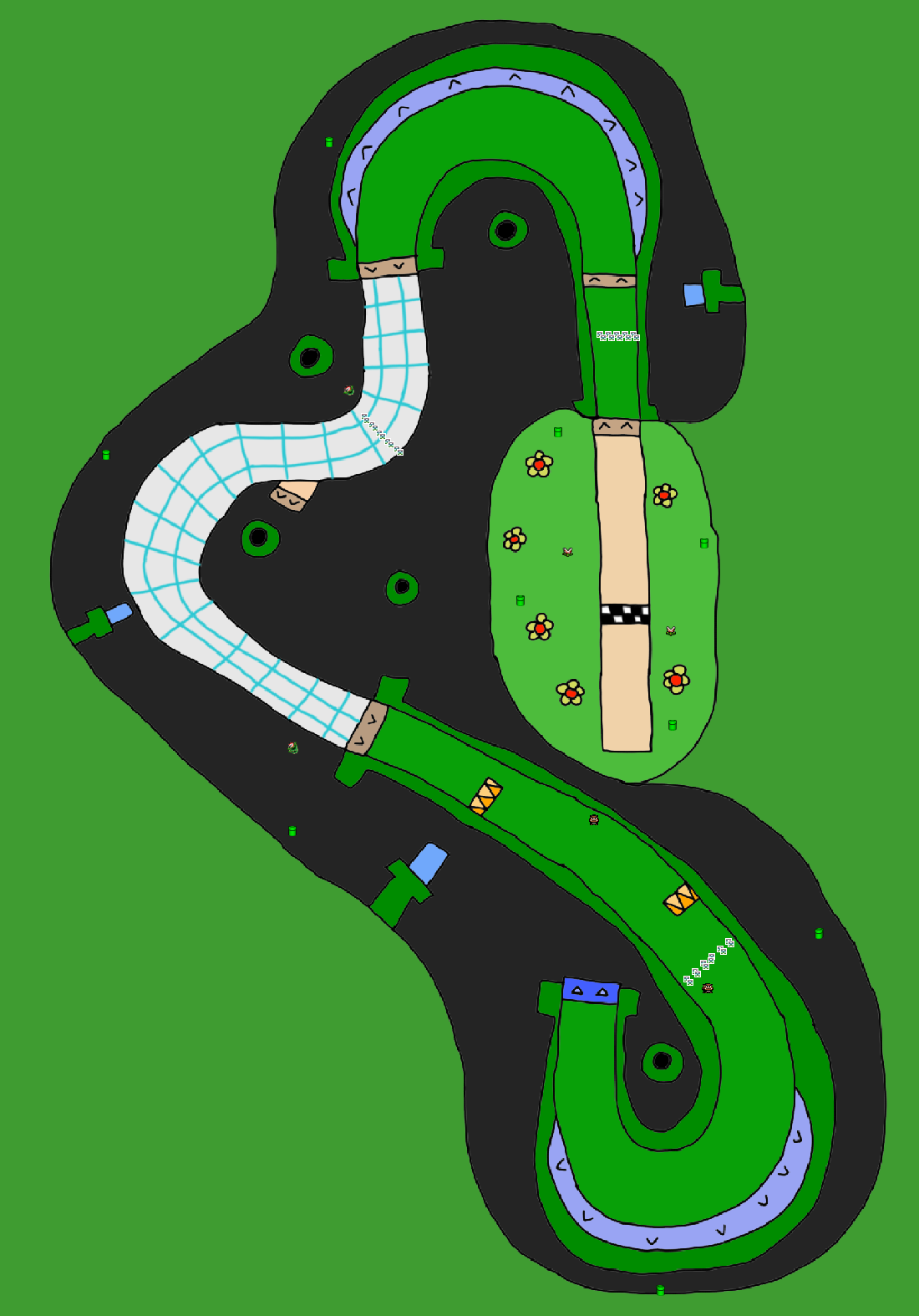 Dokan Course (battle) - Mario Kart PC