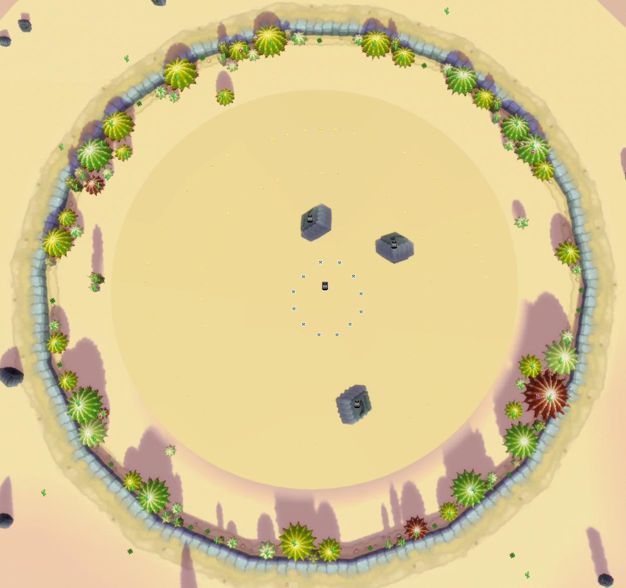 Thwomp Desert - Mario Kart PC