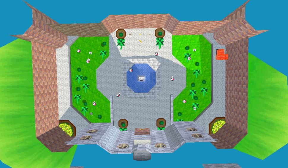 Castle Courtyard - Mario Kart PC
