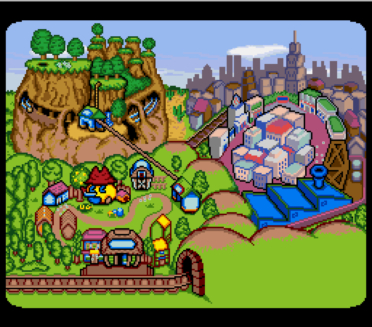 pac land by pac man 2 - Mario Kart PC