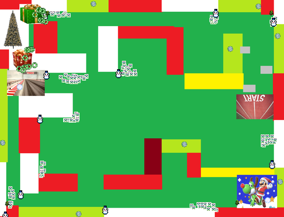 The Christmas Maze - Mario Kart PC