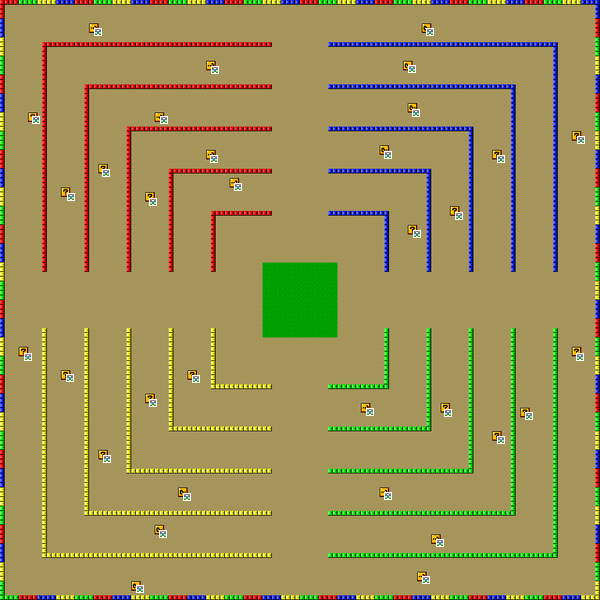 SNES Battle Course 1 May 18th Proto - Mario Kart PC