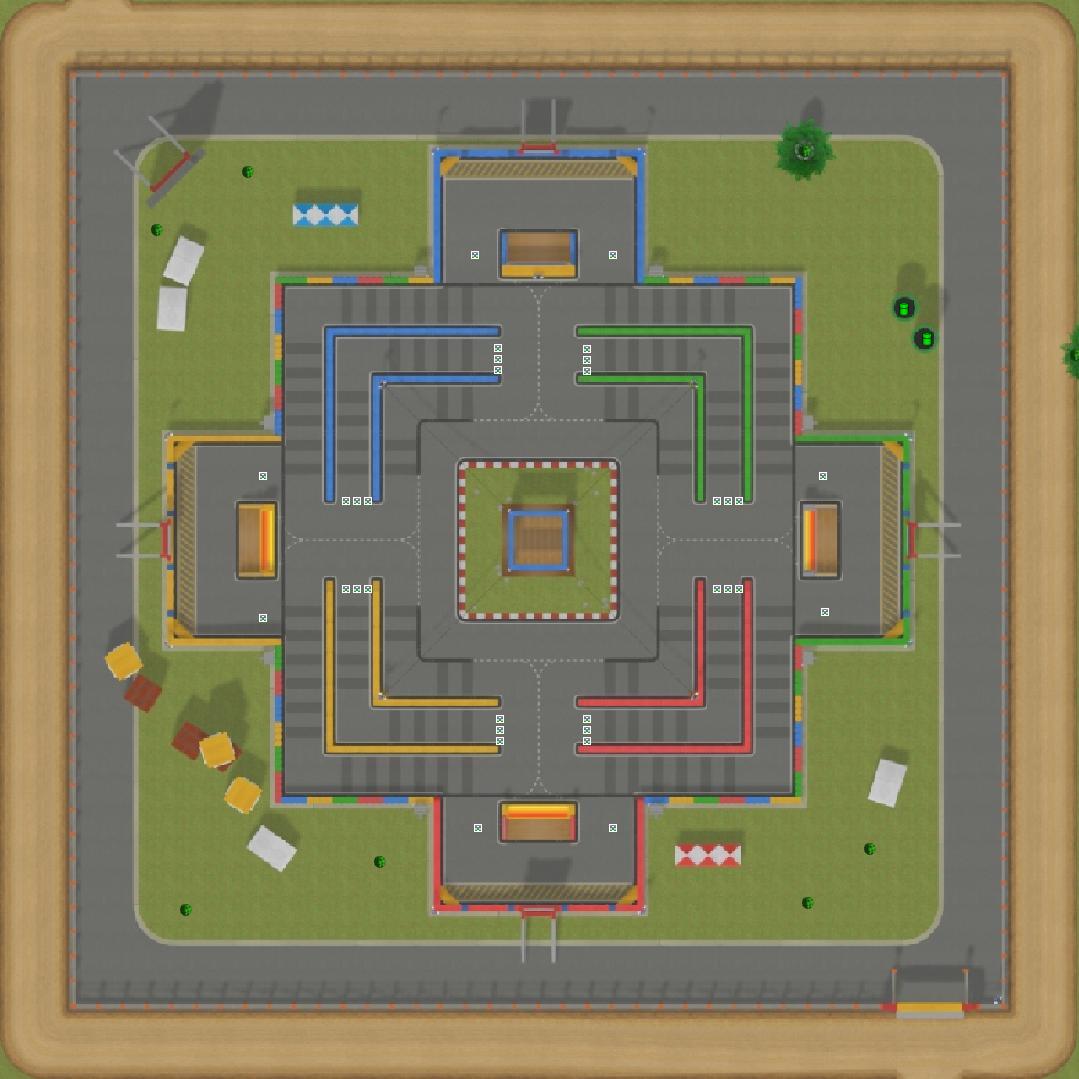 Snes Battle Course 1 - Mario Kart PC