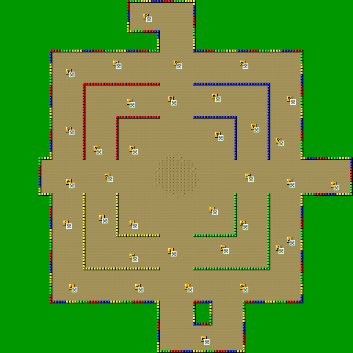 SNES Battle Course 1 - Mario Kart PC