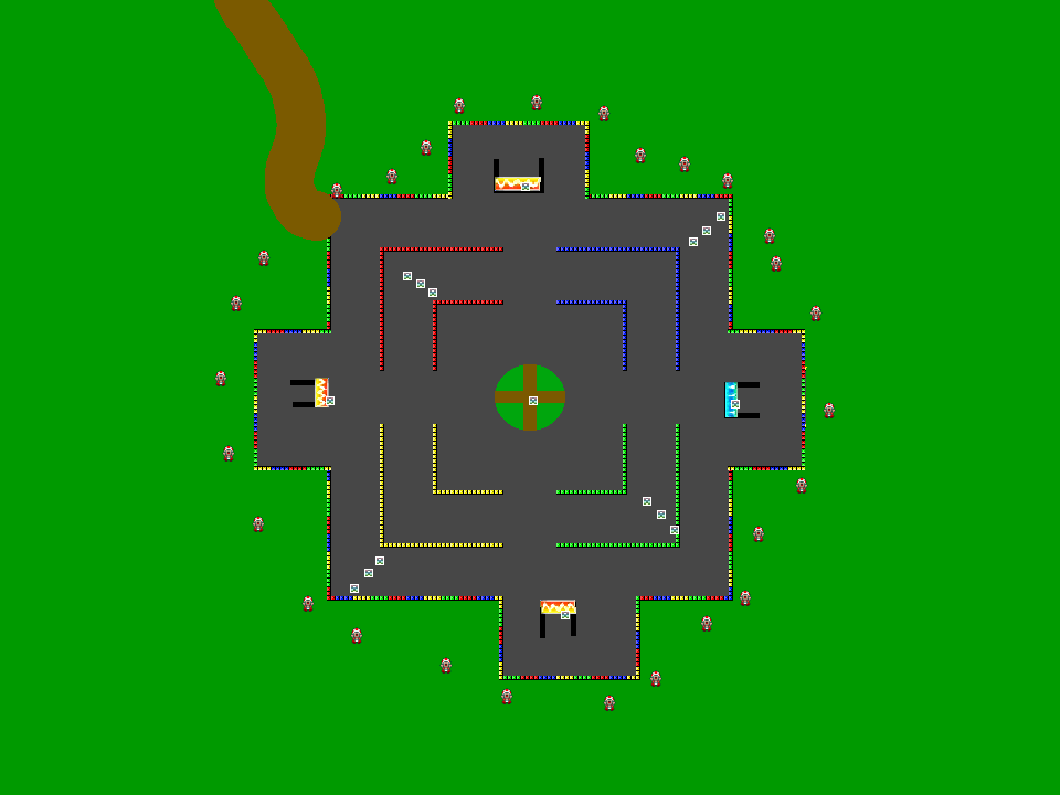 SNES Battle Course 1 (MK8 Style) - Mario Kart PC