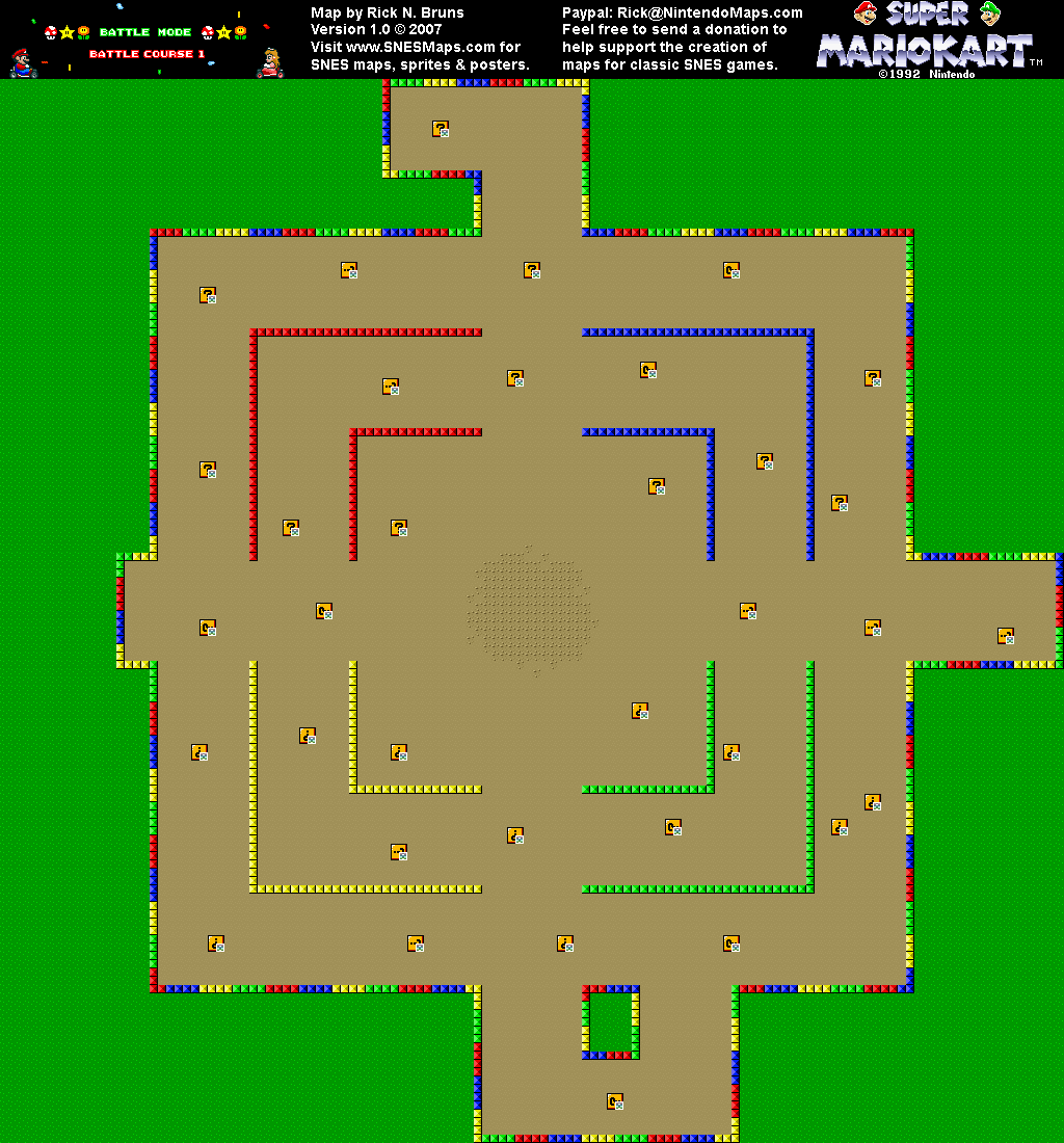 Battle Course 1 - Mario Kart PC