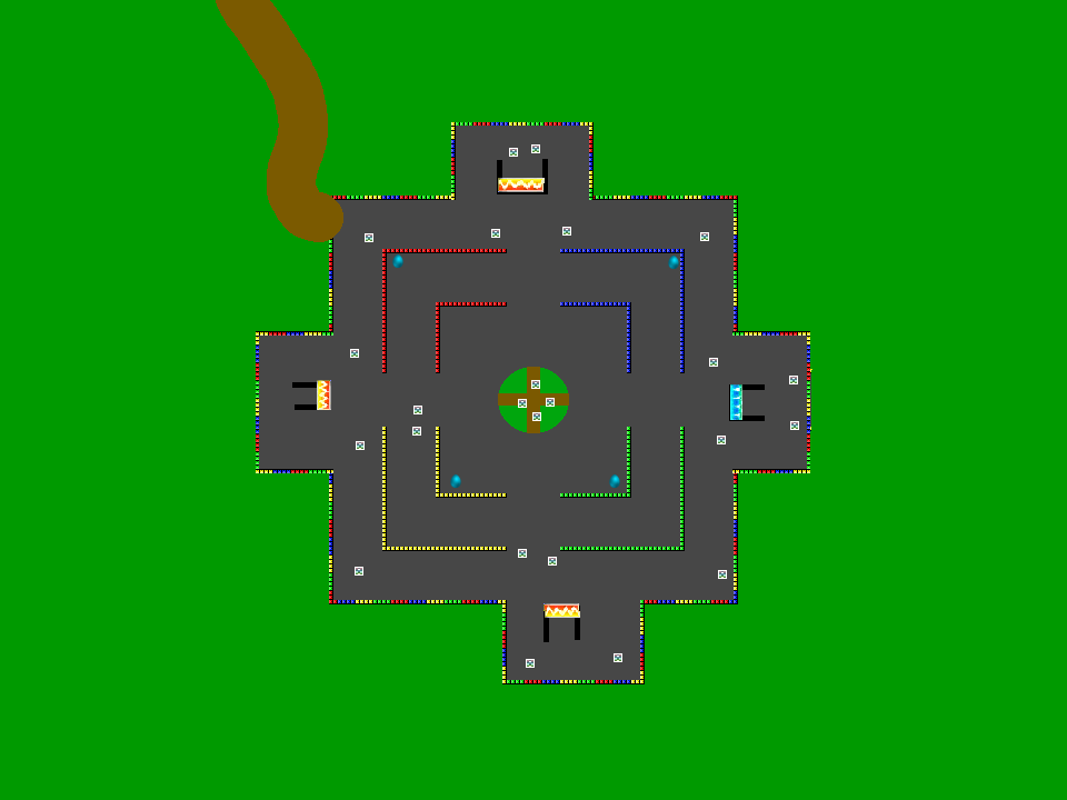 SNES Battle Course 1 - Mario Kart PC