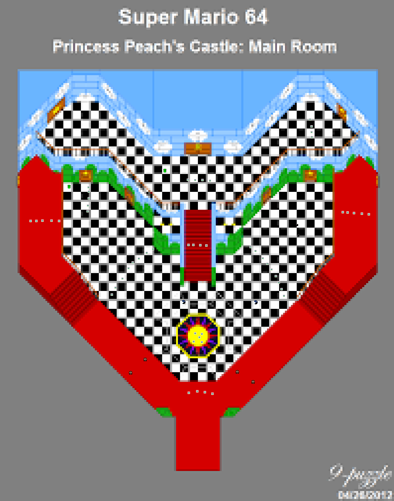 Peach's Castle - Mario Kart PC