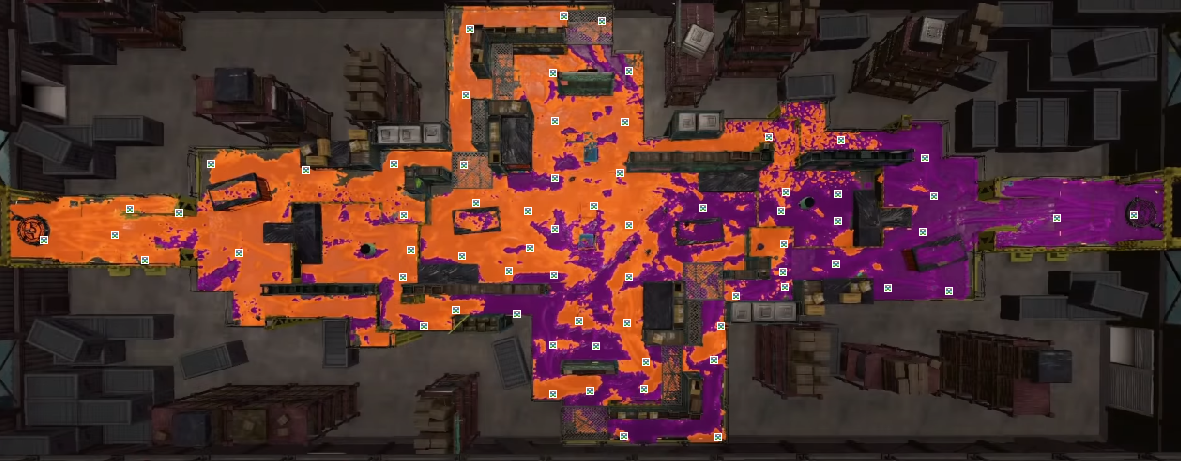 splatoon arena (I tried) - Mario Kart PC