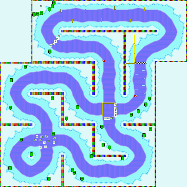 Toad's Frozen Raceway - Mario Kart PC