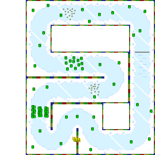 SNES Ice Ice Mountain 2 - Mario Kart PC