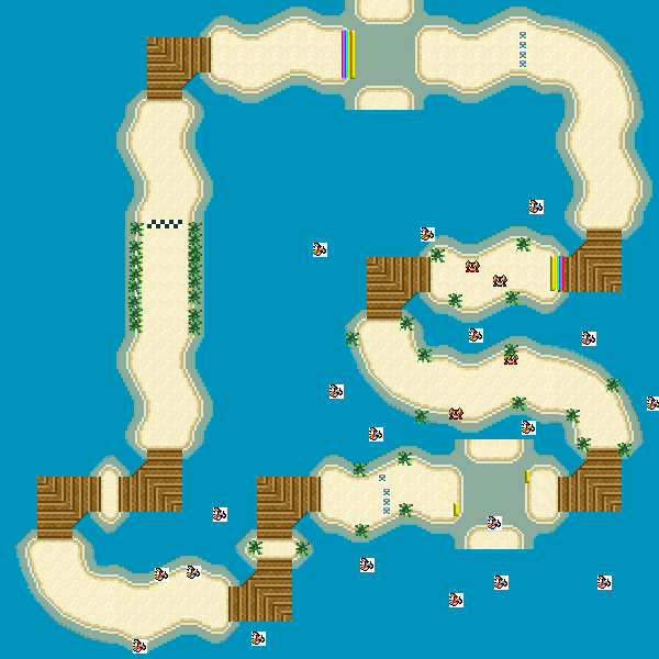 DS Cheep Cheep Beach - Mario Kart PC