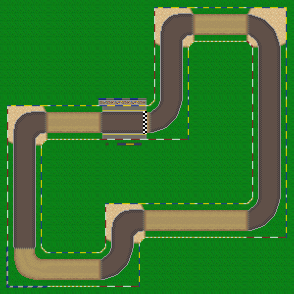 Easy course - Mario Kart PC