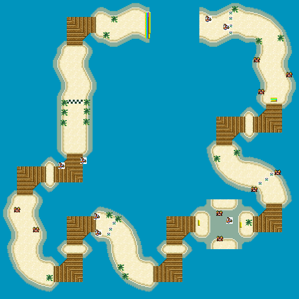Cheep-Cheep Beach - Mario Kart PC