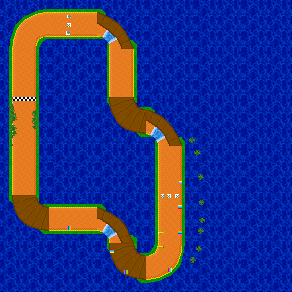 DS Yoshi Falls - Mario Kart PC