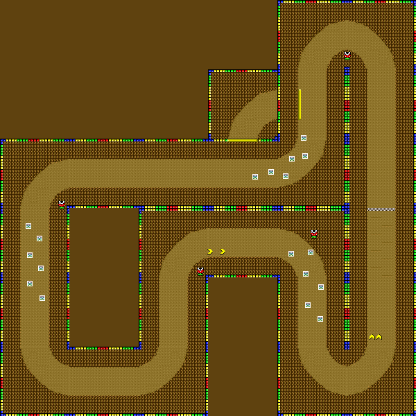 Moon Level 1 - Quick Mode - Mario Kart PC