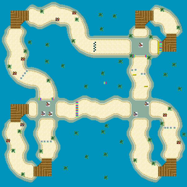 Basic Beach - Mario Kart PC
