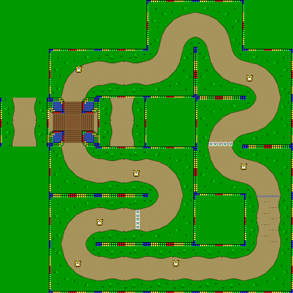 GP Pac Mountain - Mario Kart PC