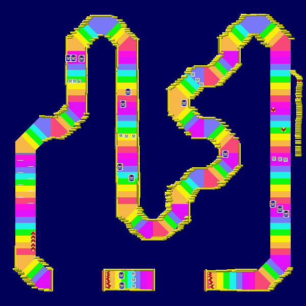 GBA Rainbow Road (whewf) - Mario Kart PC