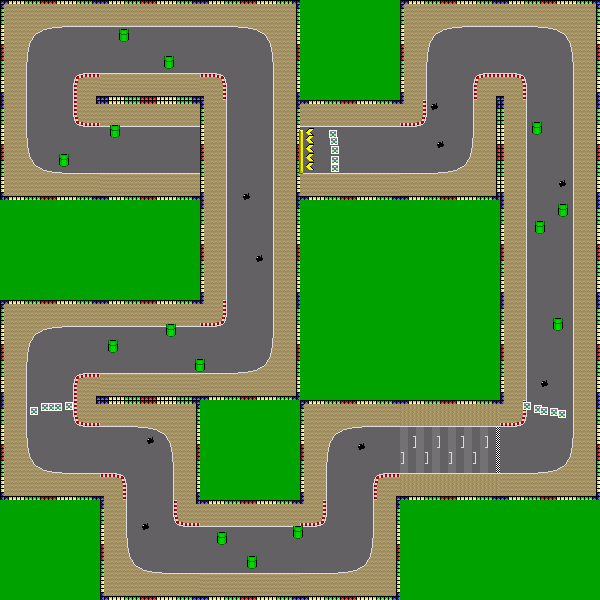 SNES Mario Circuit 5 - Mario Kart PC