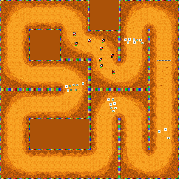 GBA sunset wilds (GBA pays du crépuscule) - Mario Kart PC