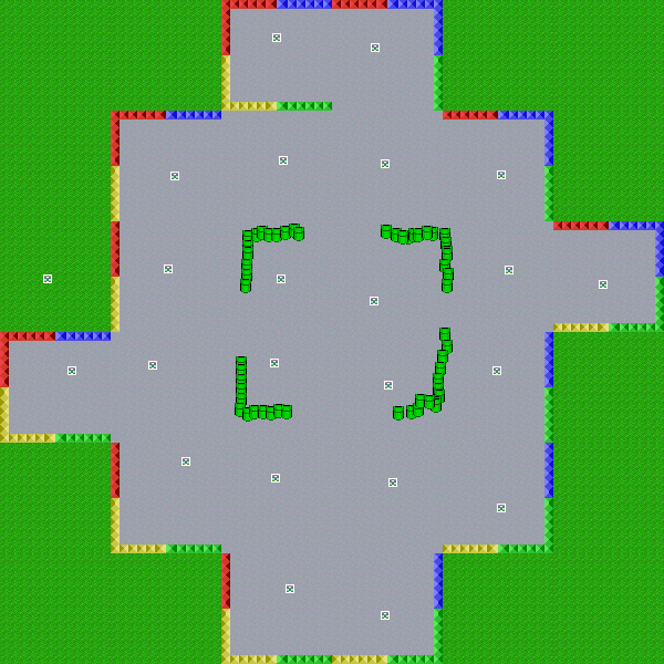 SNES Battle Course 1 - Mario Kart PC