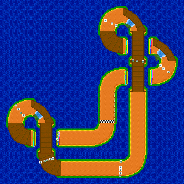 Jardin yoshi - Mario Kart PC