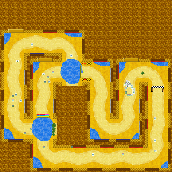 Dynamite Dunes - Mario Kart PC