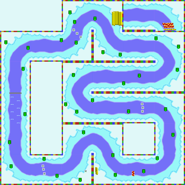 GBA Snow Land - Mario Kart PC