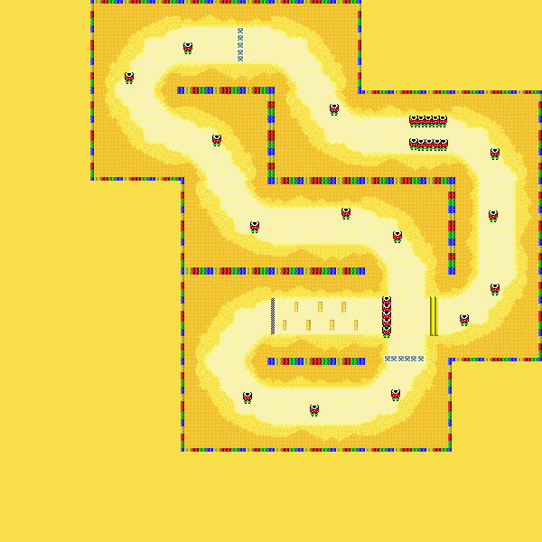 Yoshi Desert 1 - Mario Kart PC