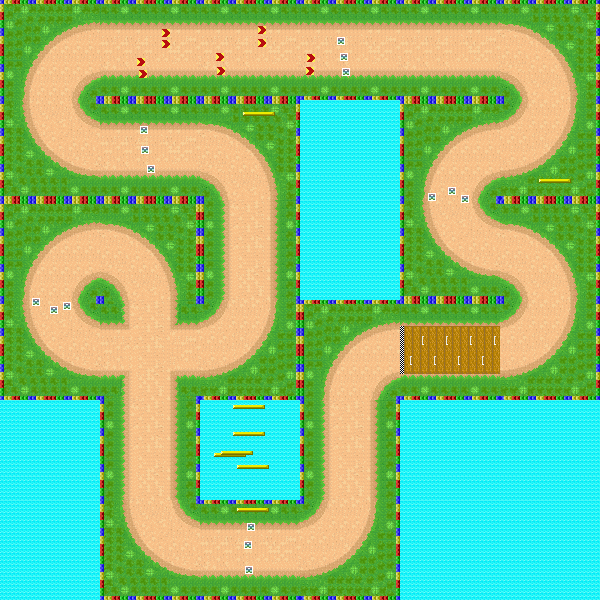 Tropical treck - Mario Kart PC
