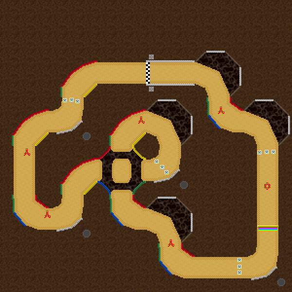 Adv Wario Stadium - Mario Kart PC