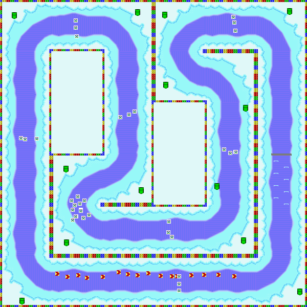 Snow land 1 - Mario Kart PC