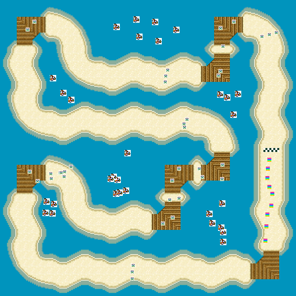 Cheep cheep Beach 3 - Mario Kart PC