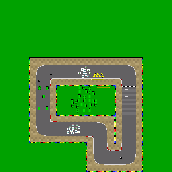 SNES Mario circuit 1 - Mario Kart PC