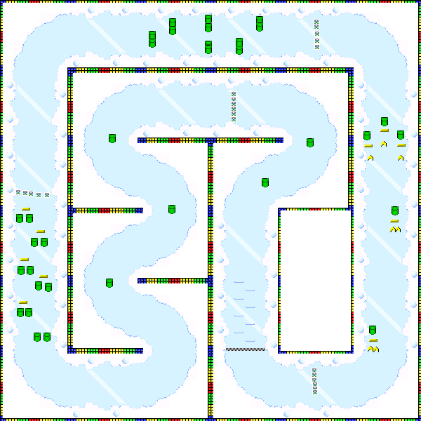 icy pipe loop - Mario Kart PC