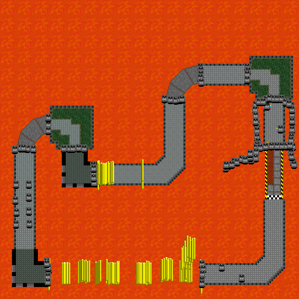 Tour GBA Bowsers Castle 1 R/T - Mario Kart PC