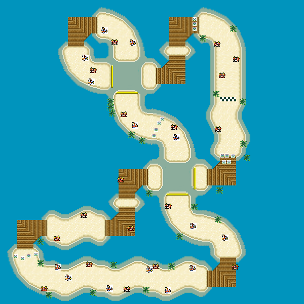 Crab Rave Beach - Mario Kart PC