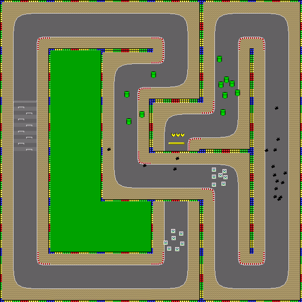 SNES Mario Circuit 5 - Mario Kart PC