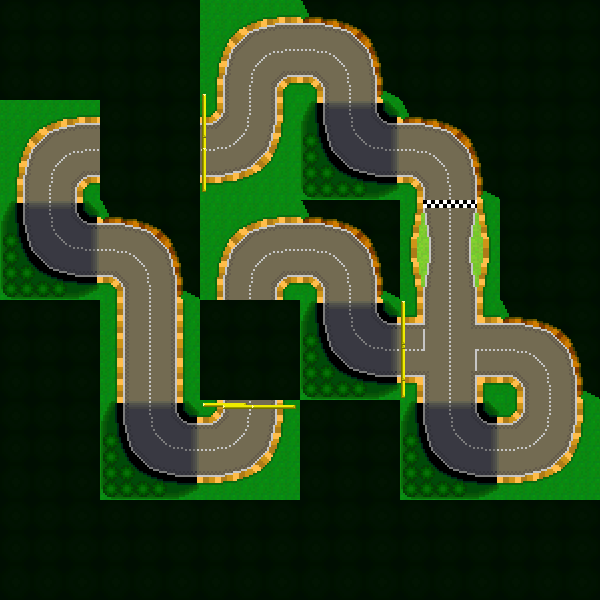 yoshi isle - Mario Kart PC