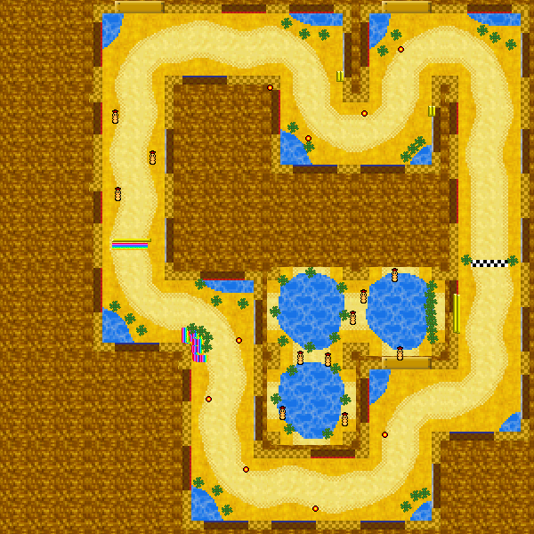 DS Desert Hills - Mario Kart PC