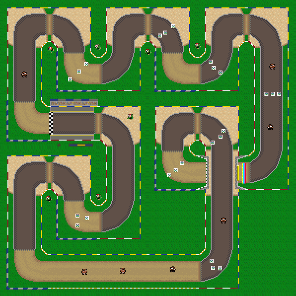 Wario raceway - Mario Kart PC
