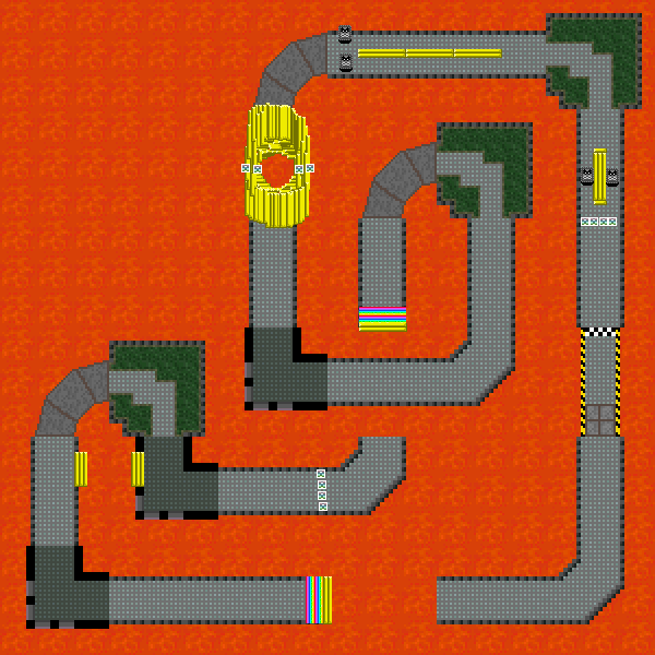 GCN Bowser's Castle - Mario Kart PC