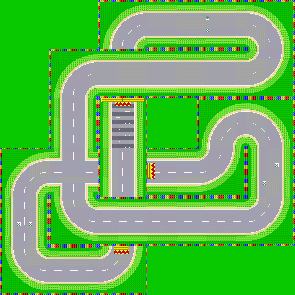 Criss Cross Capers 2 (GBA Style) - Mario Kart PC