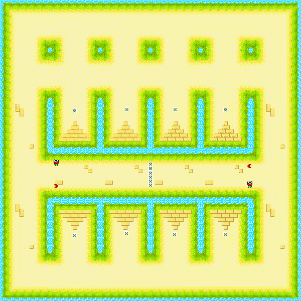 Ground Arena Pyramids - Mario Kart PC